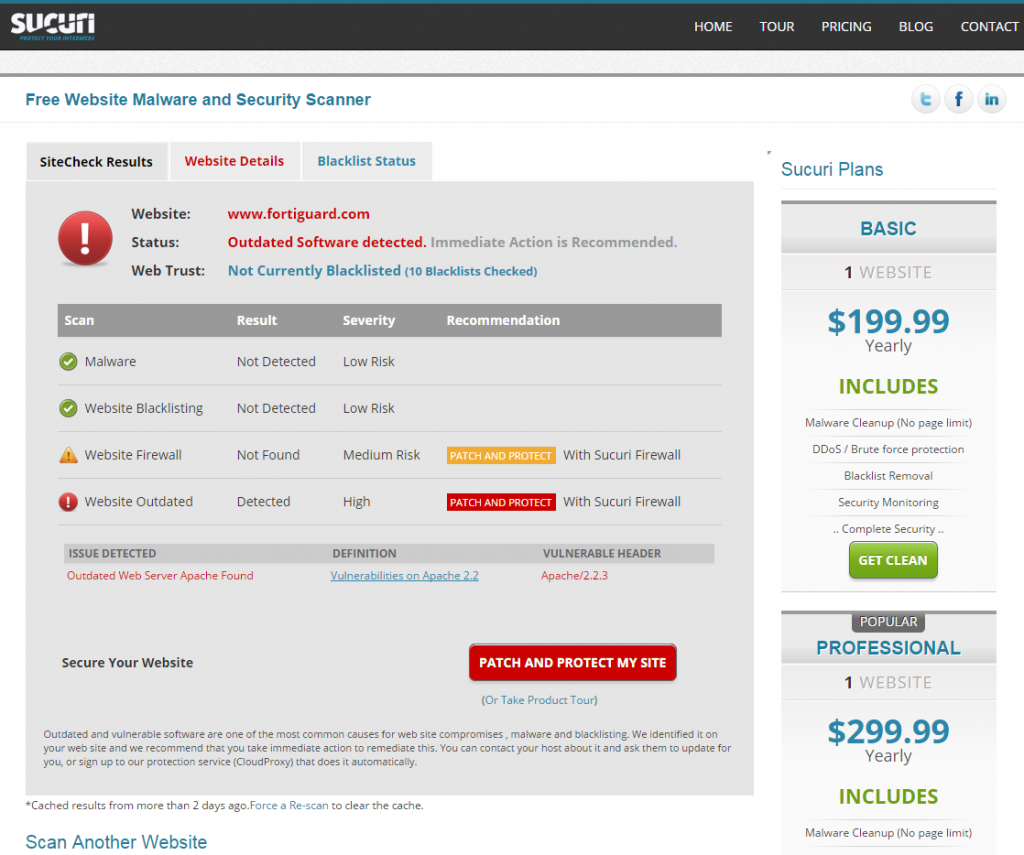 Sucuri Security – White Fir Design Blog